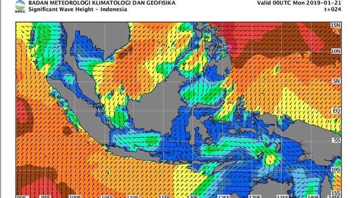 Bmkg Ingatkan Ada Gelombang Sampai 6 Meter Di Sejumlah Wilayah