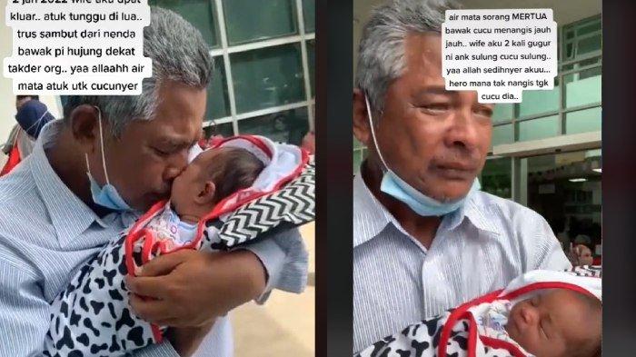 3 Tahun Menanti, Kakek Menangis Bisa Gendong Cucu Pertama, Terkuak ... 3 Tahun Menanti, Kakek Menangis Bisa Gendong Cucu Pertama, Terkuak ...