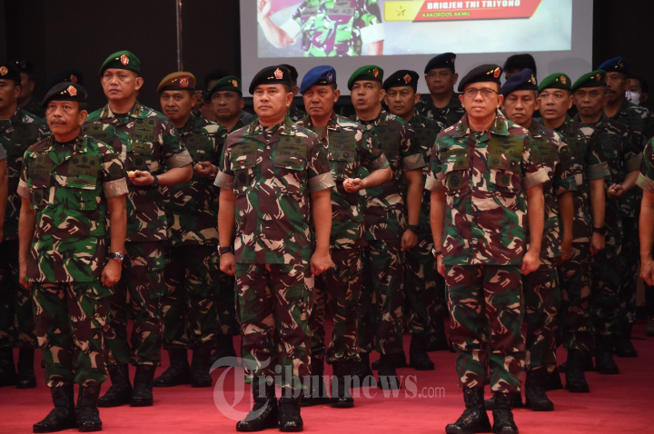 Panglima Tni Pimpin Upacara Korps Kenaikan Pangkat 49 Pati Tni Foto 1